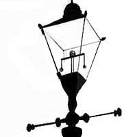 Gas street lamps early-to-mid 20th century